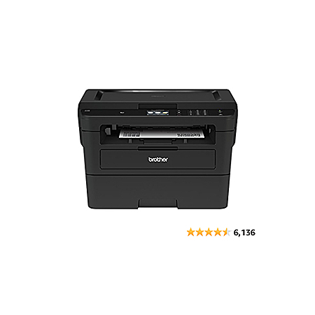 Brother Compact Monochrome Laser Printer, HLL2395DW, Flatbed Copy ...
