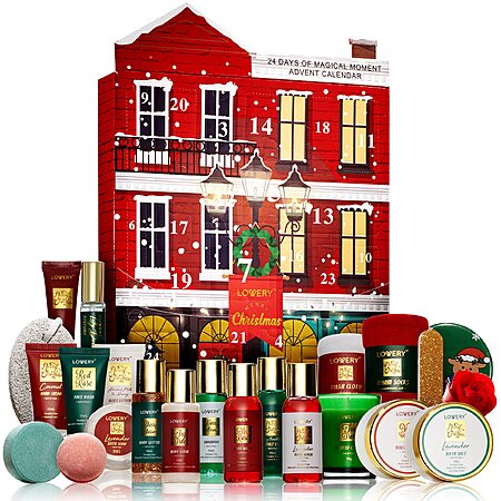 24-Piece LOVERY Beauty & Bath Advent Calendar Gift Set - 2025-12-03