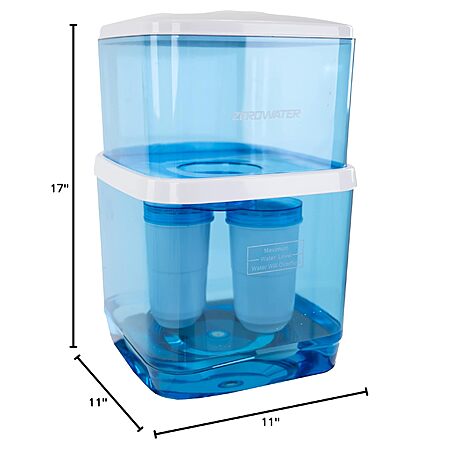 Avanti ZeroWater Refillable Filtered Water Cooler Bottle Kit $40 ...