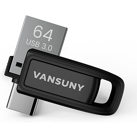 Vansuny 128GB USB C Flash Drive USB A + USB C Dual Flash Drive, OTG USB 3.0 Unique UDP-Tech ...