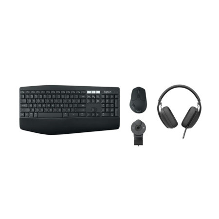 Logitech Brio 300 Webcam, Zone Vibe 100 Headset, MK 850 Wireless ...