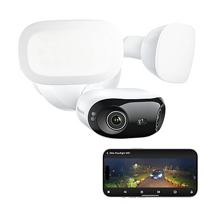 [Prime] Reolink Elite Floodlight WiFi 4K Ultra-Wide Wired Floodlight ...