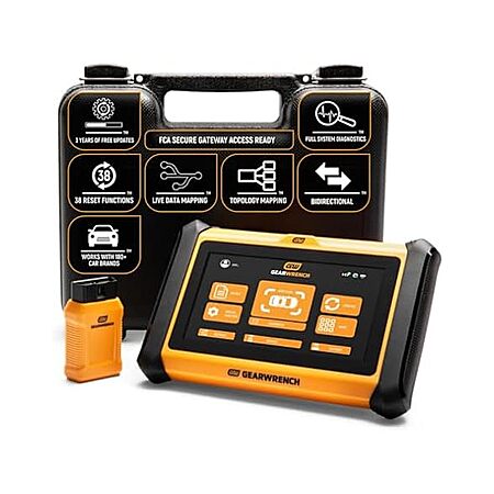 7" GEARWRENCH Wireless Bi-Directional OBD2 Diagnostic Scanner Tablet ...