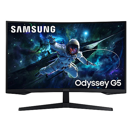 (Open Box) 32" Samsung Odyssey G5 1440p QHD 165Hz Curved Gaming Monitor ...