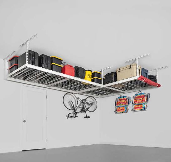 Costco Members: 2-Count 4' x 8' SafeRacks Overhead Garage Storage Combo ...