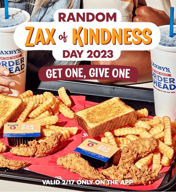 Zaxby's: Buy 1, Get 1 Free Big Zax Snak Combo Meal on 2/17 via Mobile App
