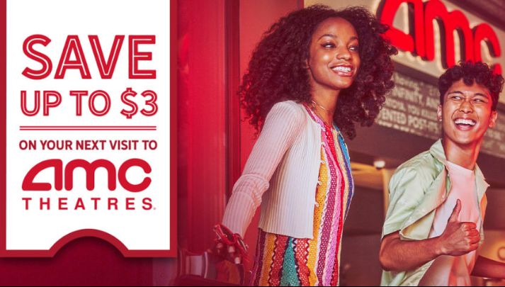 Buy AMC Theatres Microwave Popcorn, Get $3 off Adult Movie Ticket or $2 ...