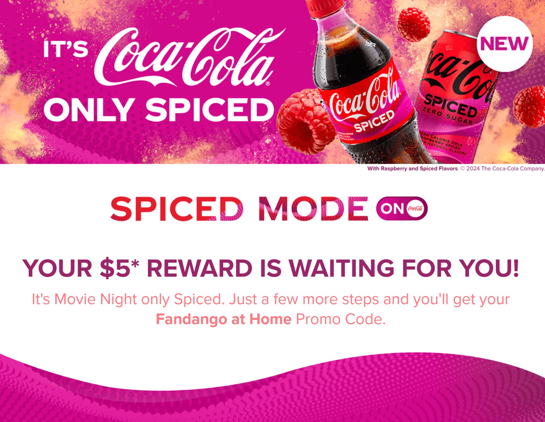Spend $5+ on Coke Spiced Products from Walmart, Get $5 Fandango at Home ...