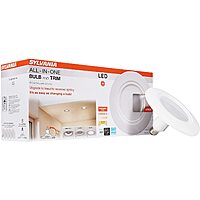 4-Pack 6" SYLVANIA Recessed Integrated Dimmable LED Lighting (2700K ...
