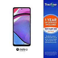 Tracfone 128GB Motorola Moto G Power 5G Smartphone + 1-Yr 1500Min ...