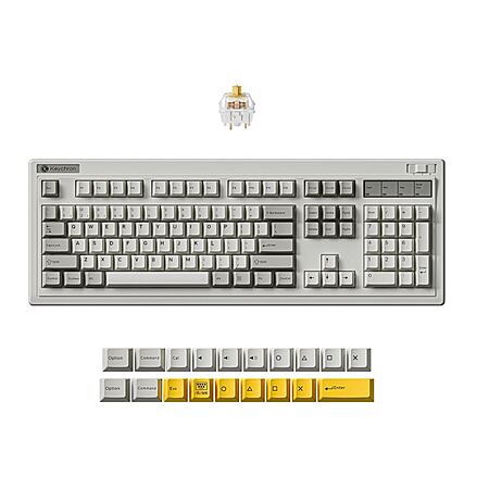 Keychron R6 Retro Wireless Mechanical Keyboard, 100% Full Size Hot ...