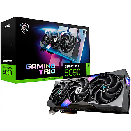 MSI - NVIDIA GeForce GeForce RTX 5090 32G GAMING TRIO OC 32GB GDDR7 PCI ...