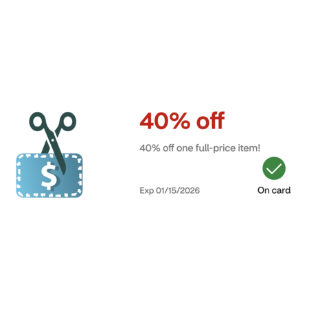 CVS: 40% off Coupon on a single item -> $99 Max value - YMMV - 2026-01-09