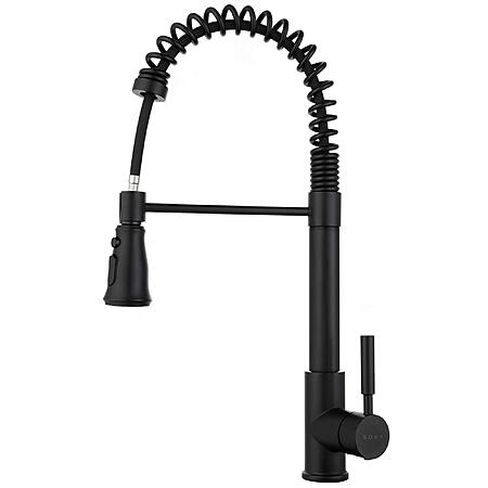 SOKA Pull Down Kitchen Faucet with Sprayer,Commercial Single Handle ...