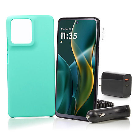New QVC customers: Tracfone Moto G 2025 128GB w/1500 Talk/Text/Data ...