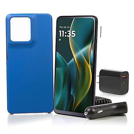 New HSN customers: Tracfone Moto G 2025 128GB w/1500 Talk/Text/Data ...