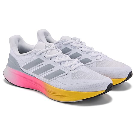 adidas Men's Ultra Run 5 Running Shoe (White/Pink/Orange) - 2024-12-02