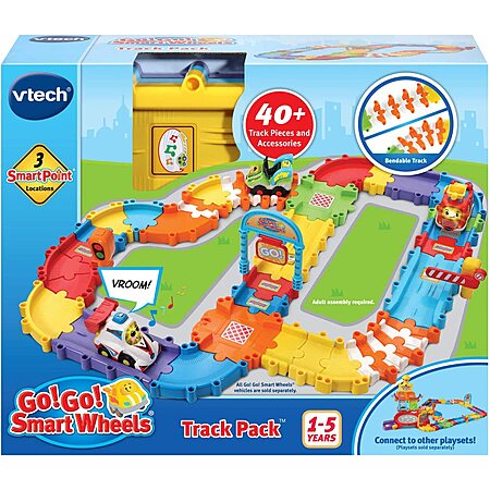 Prime Members: VTech Go! Go! Smart Wheels Track Pack Playset - 2022-07-12