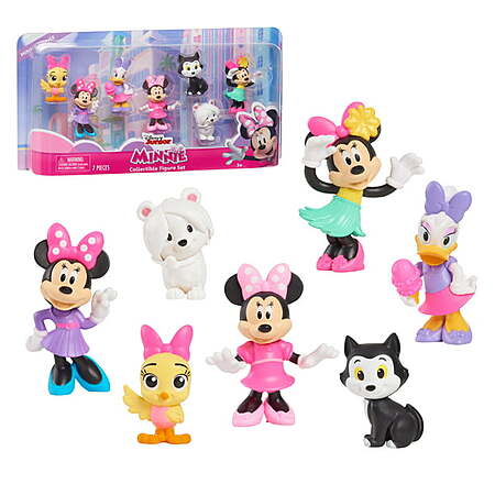 7-Pc Just Play Figure Playset (Disney Minnie, SpongeBob SquarePants ...