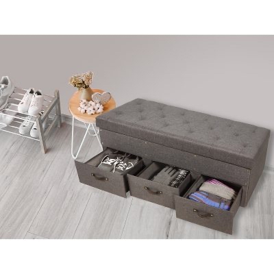 Fresh Home Elements 45" Foldable Storage Chest With Compartments - $69. ...