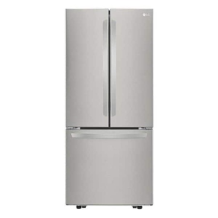 LG Electronics 30 in. W 22 cu. ft. French Door Refrigerator with Ice ...