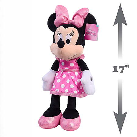 Walmart+ Early Access: Disney Minnie Mouse 17-Inch Large Plush Stuffed ...