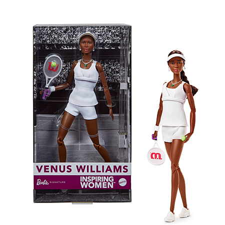 Barbie Inspiring Women Series, Venus Williams or Ellen Ochoa - $19.97 ...