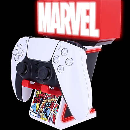 Cable Guys LED IKONS: Marvel Red Brick Logo - Charging Phone ...