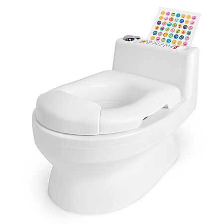 Fisher-Price™ 2-N-1 Potty Trainer with Flushing Sounds, Chart & Storage ...