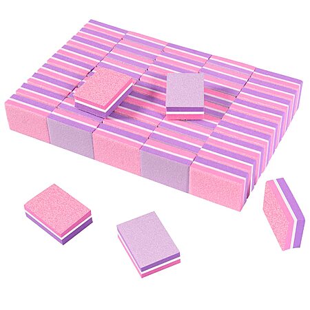 CGBE Nail Buffer (50 Pack), Buffer Block Nail File 100/180 Grit - $5.66 ...