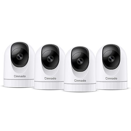 Cinnado 2K Home Security Cameras- 4 Pack $59.99 - 2024-05-08