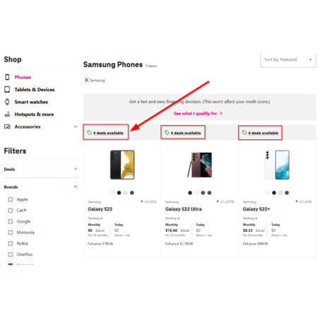 Existing T-mobile Magenta MAX customers - $800 credit via bill credits ...