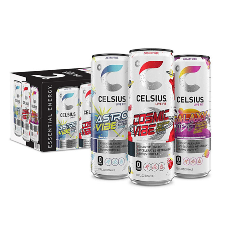 Sam's Club Members:18-Pack 12-Oz Celsius Variety Pack Energy Drinks ...