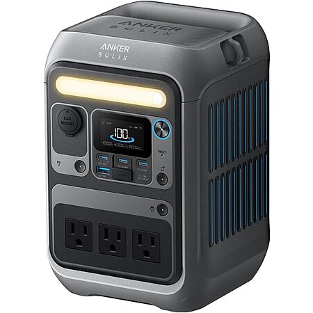(Hack) Anker Portable Power Station SOLIX C300, 288Wh LiFePO4 Battery ...