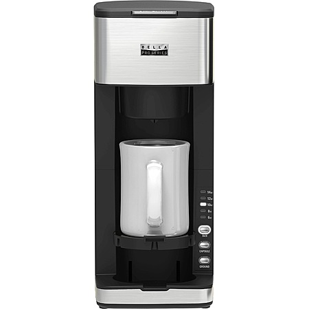 Bella Pro Series Dual Brew Single Serve Coffee Maker Stainless Steel ...