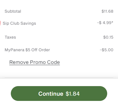 Panera Bread: $5 off $10 Promo Code