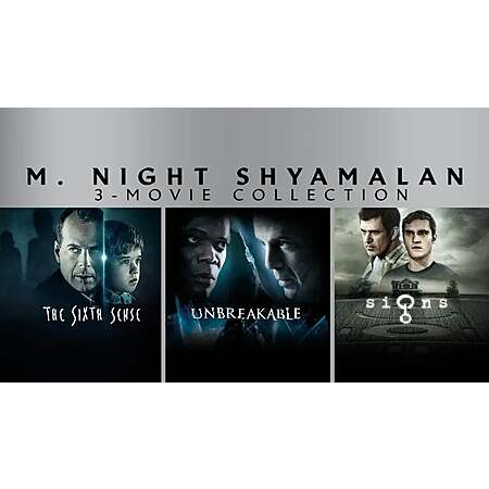 M. Night Shyamalan 3-Film Bundle (Digital 4K): The Sixth Sense ...