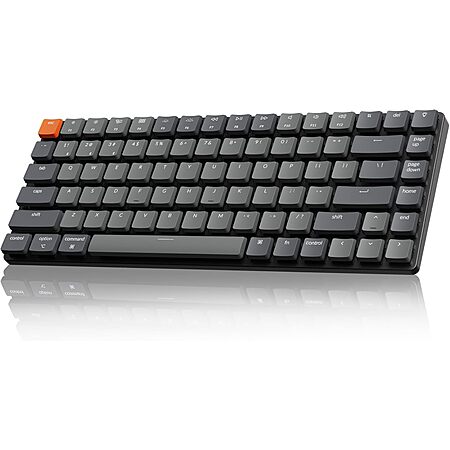 Keychron K3 V2 84-Key Wireless / Wired Backlit Mechanical Keyboard (Red ...