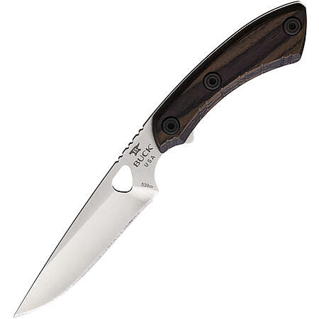 Buck Open Season Walnut Handle S30V Fixed Blade Knife w/ Sheath $46.84 ...