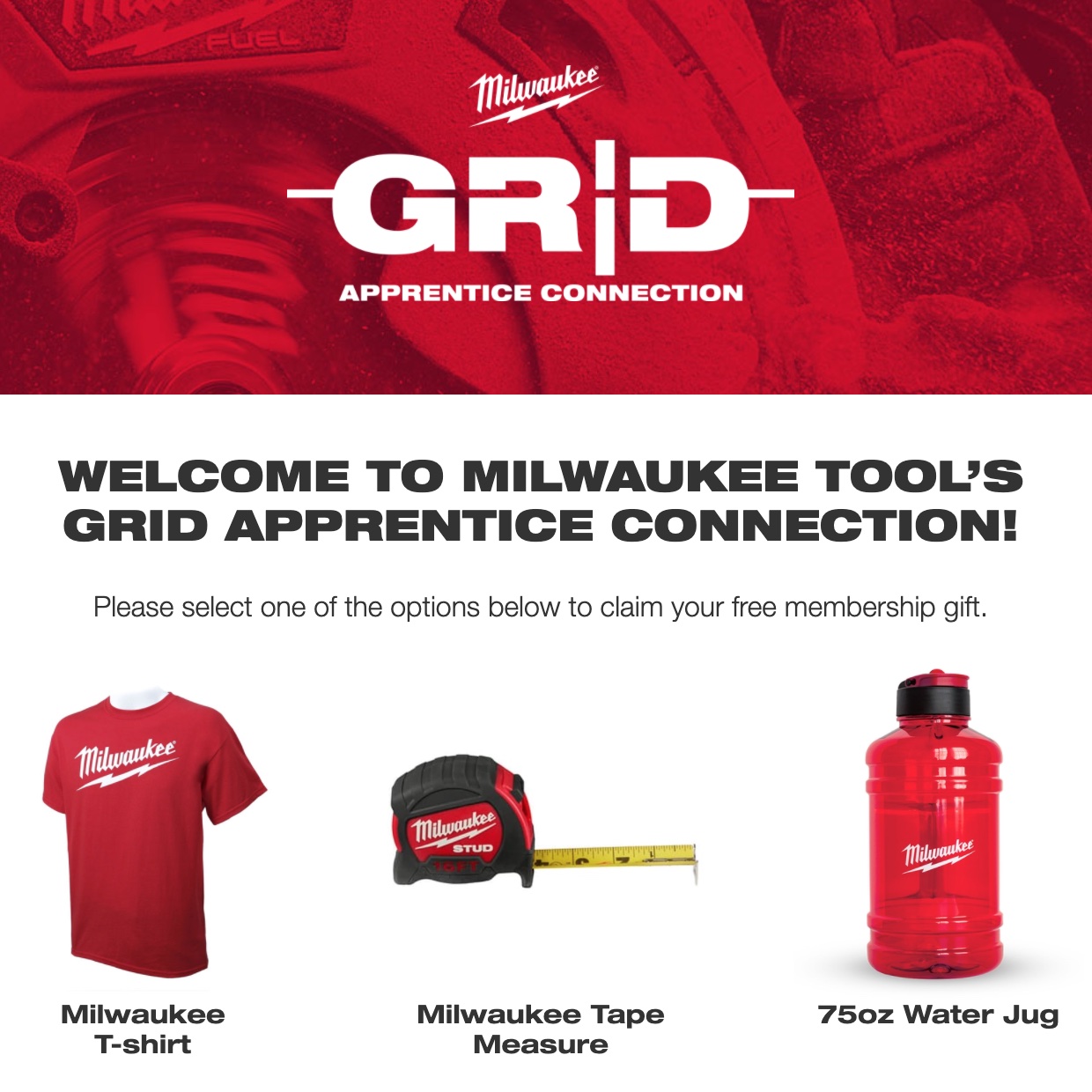Welcome to milwaukee tool’s grid apprentice connection!
