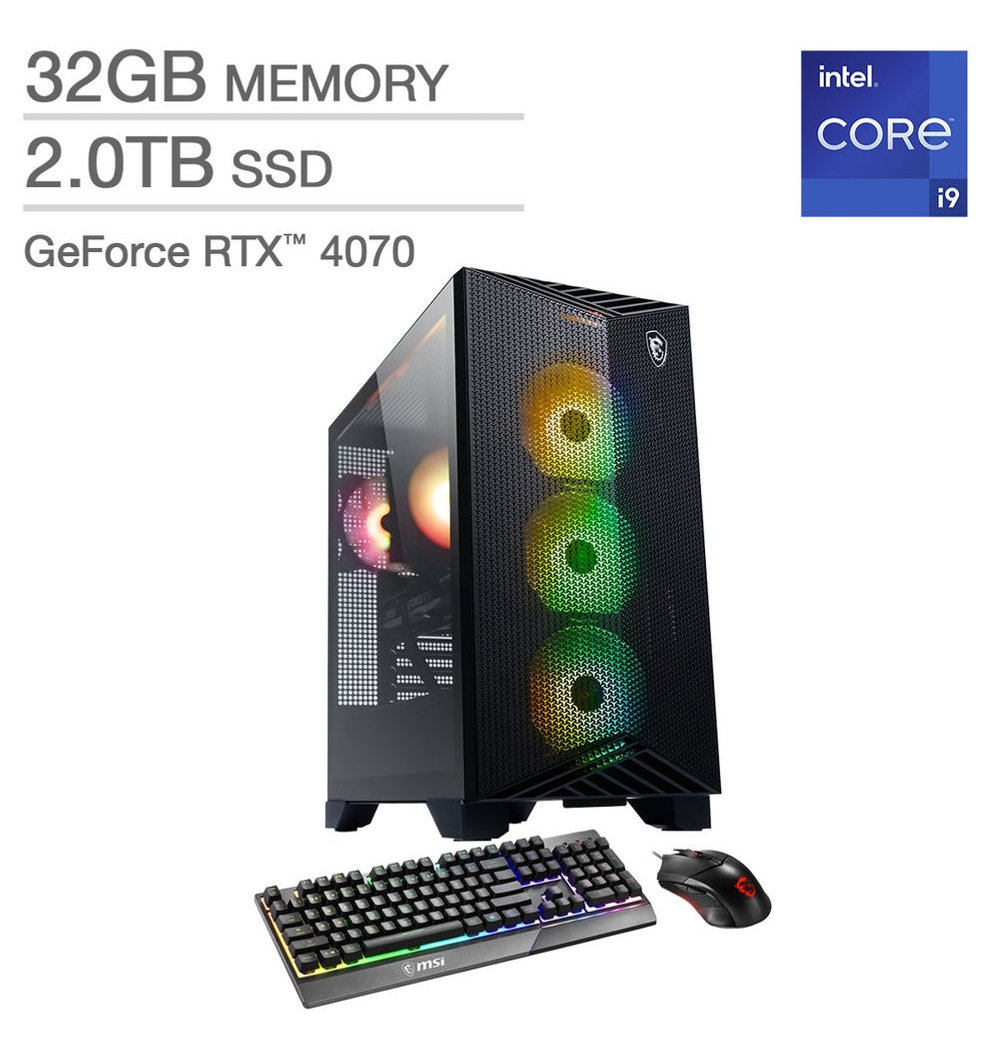 MSI Aegis R2 Gaming Desktop - Intel Core i9 Processor 14900F - GeForce ...