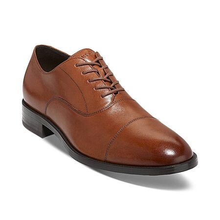 [Today Only] Cole Haan Men's British Tan Cap Toe Oxford Dress Shoes ...