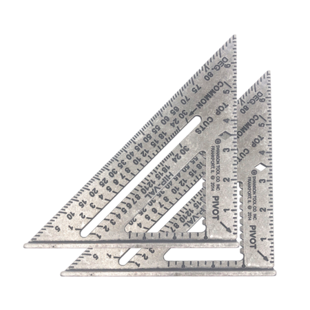 Select Lowe's Stores: 2-Pack 7" Swanson S0101 Aluminum Speed Square ...