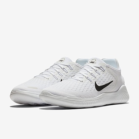 Nike Women's Free RN 2018 Running Shoes | White/Black | 942837-100 $48. ...
