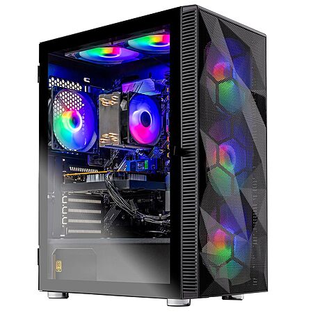 Skytech Storm Gaming Desktop: Ryzen 5 5500, 6500XT (8GB), 32GB DDR4 ...