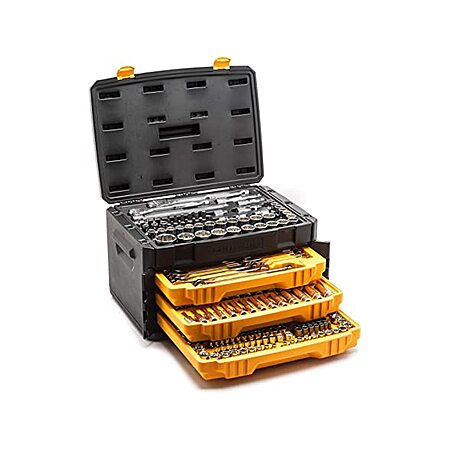 GearWrench: 243-Piece 12-Pt. Mechanics Tool Set w/ 3-Drawer Storage ...
