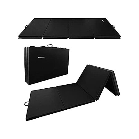 BalanceFrom Folding Exercise Mats: 4' x 10' x 2" GoGym All Purpose Mat ...
