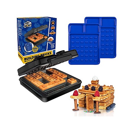 Waffle Wow! Building Bricks Electric Waffle Maker w/ 2 Construction ...