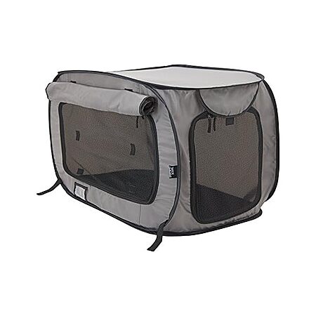 31.8" x 20" SportPet Designs Portable Pop Open Kennel Cage (Large, Tan ...