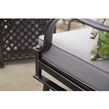 2-Pack Hampton Bay Highland Point Outdoor Rocking Lounge Chair with ...